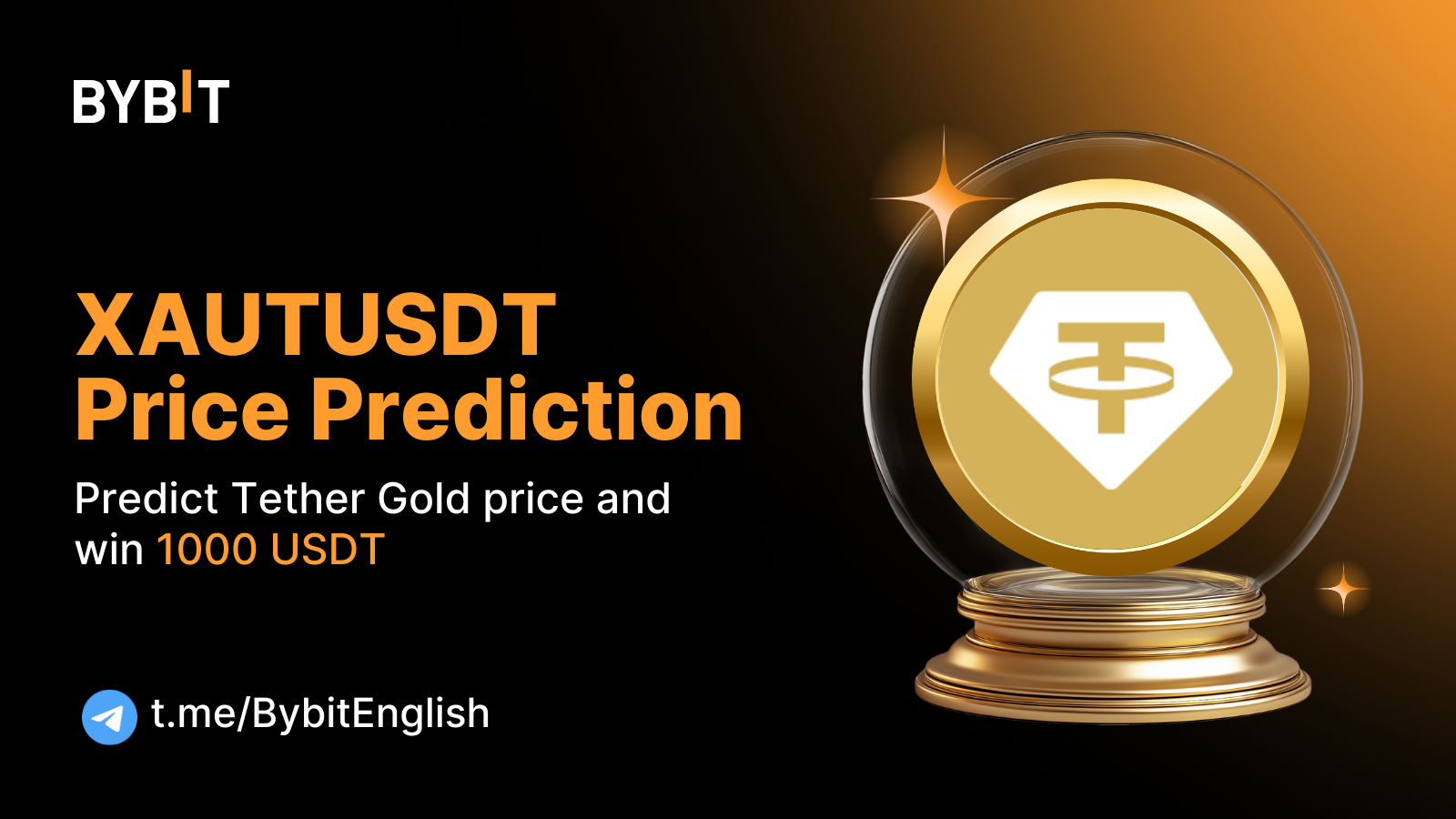 Bybit Announcement | Community Predictions: Predict XAUTUSDT Price and Win 1000 USDT